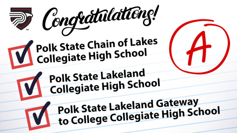 Polk State’s three collegiate high schools earn A grades for 2024-2025 | Polk State College