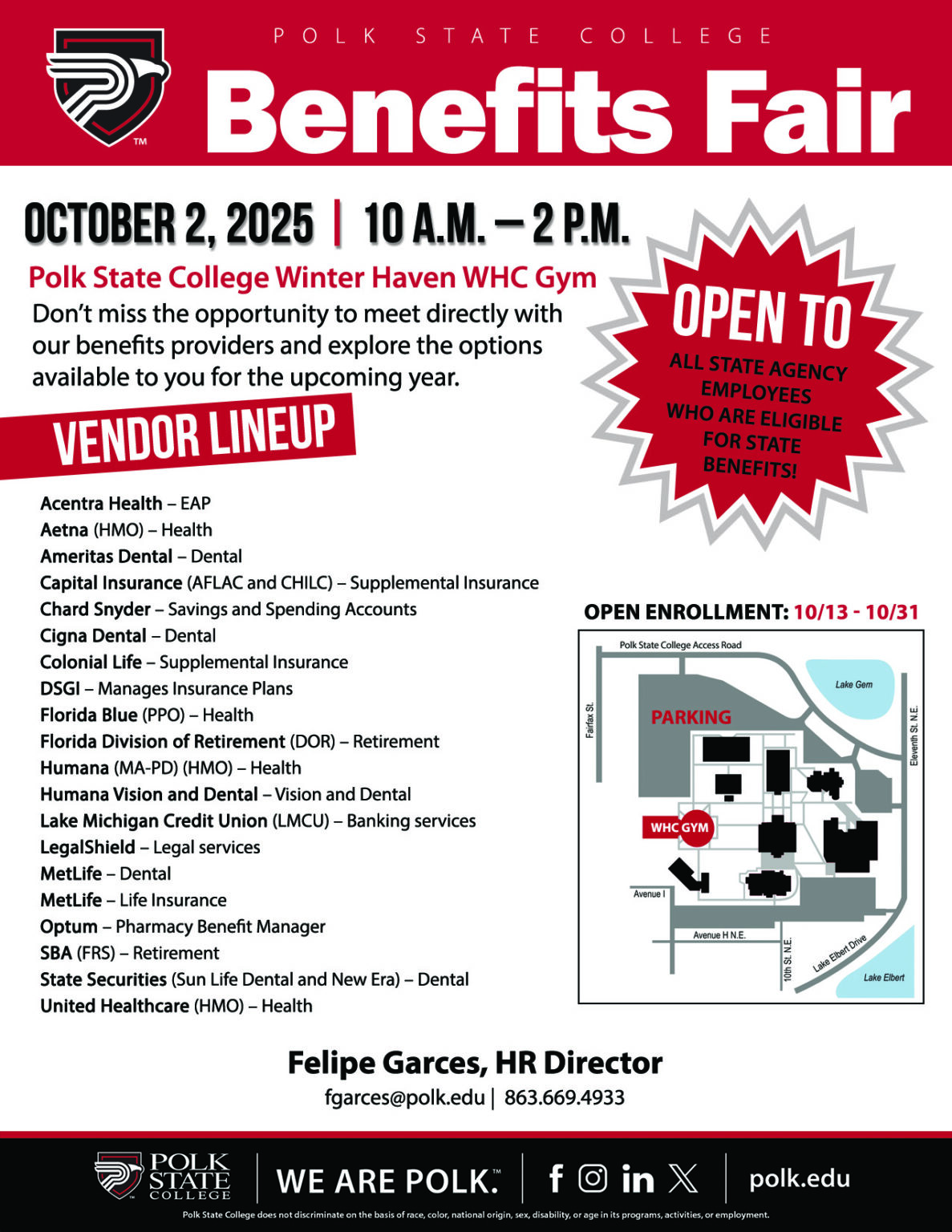 Polk State College State Benefits Fair: (Open to ALL state agency ...