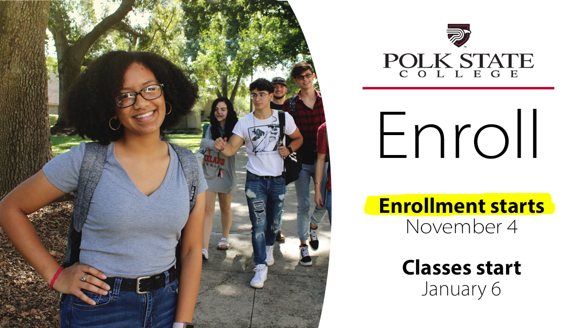 Spring 2020 open enrollment starts Nov. 4 at Polk State | Polk State ...