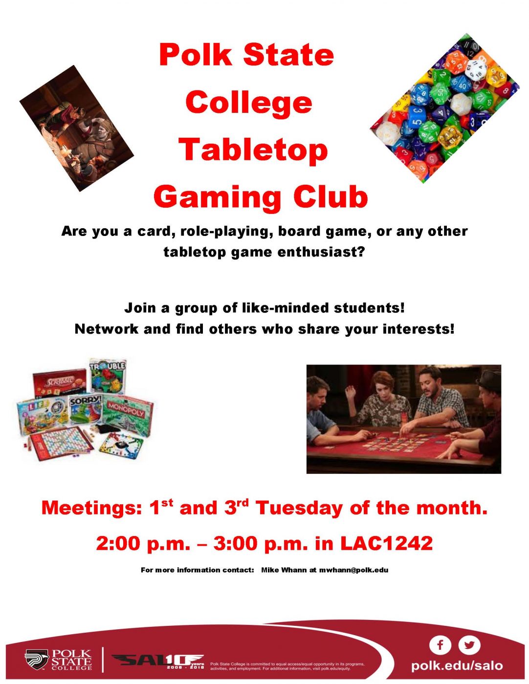 Polk State College Tabletop Gaming Club | Polk State College