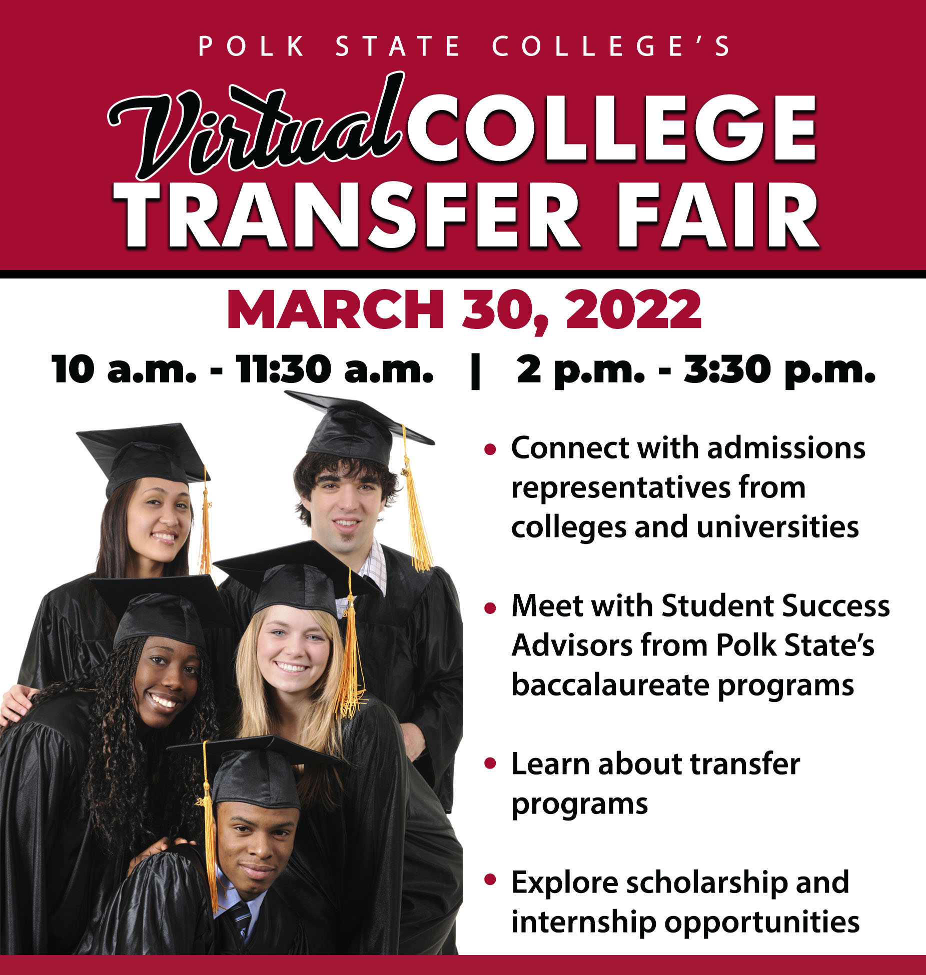 Virtual College Transfer Fair | Polk State College