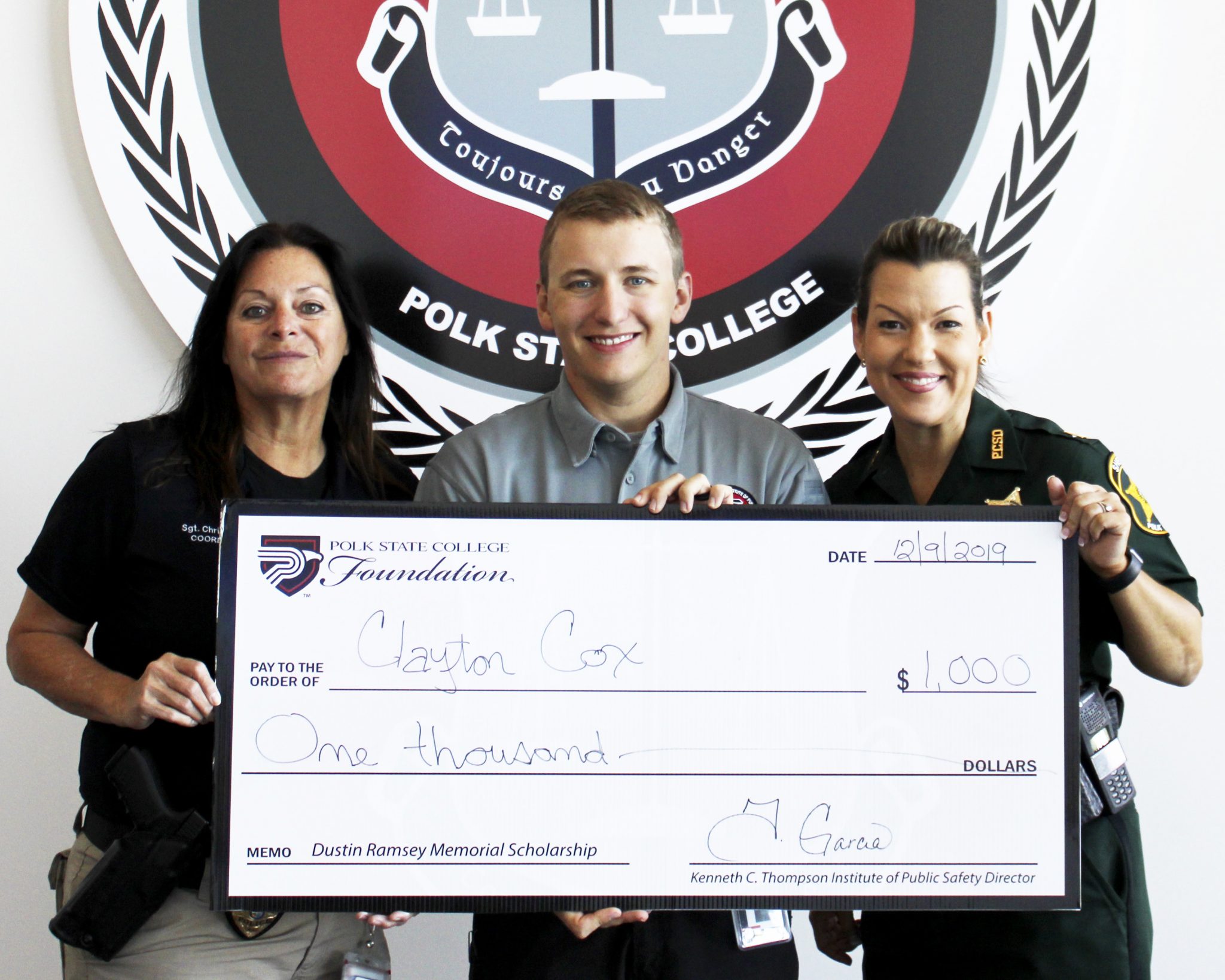 KCTIPS students receive Dustin Ramsey Memorial scholarships in memory ...