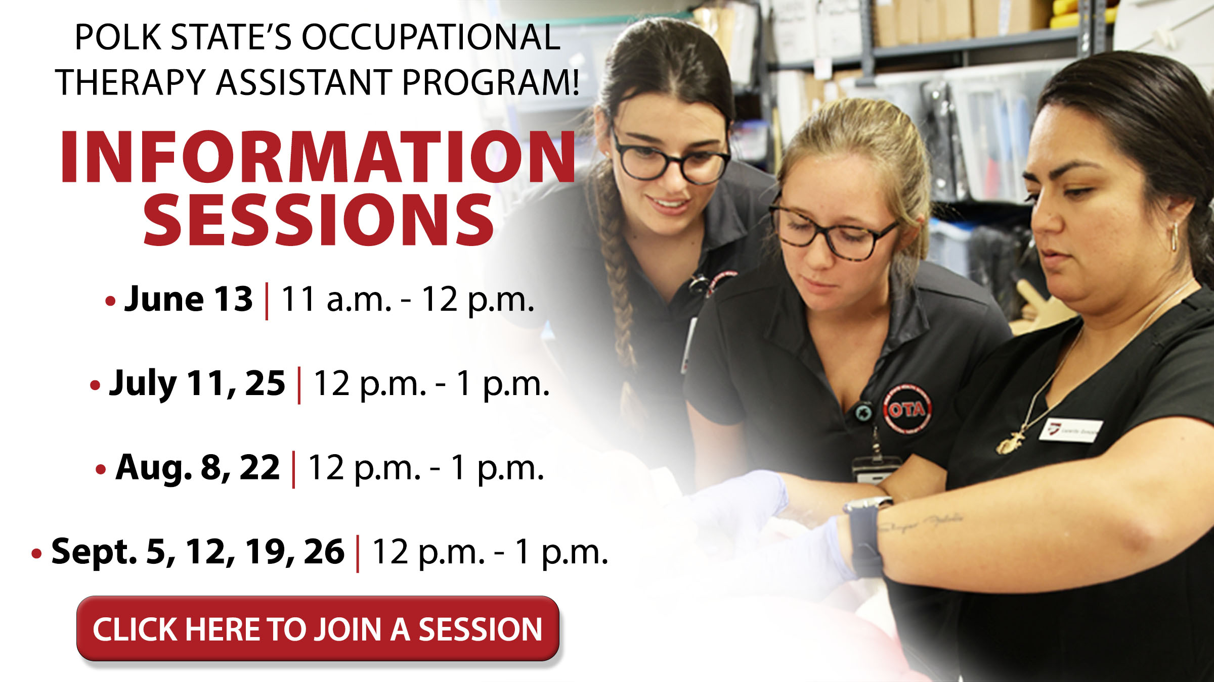 Occupational Therapy Assistant (OTA) Program | Polk State College