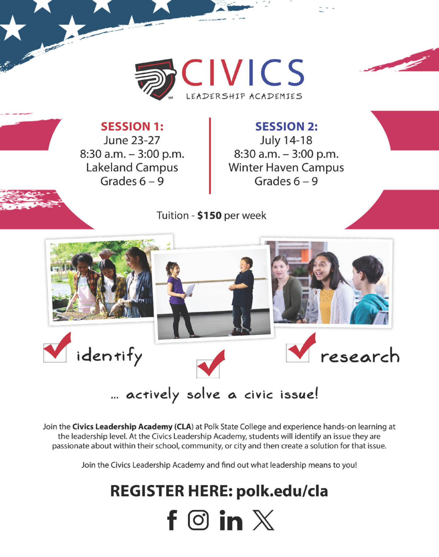 Civics Leadership Academy | Polk State College