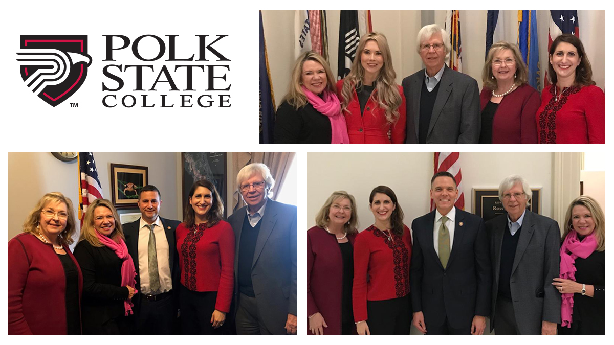 Polk State District Board of Trustees and President advocate for ...