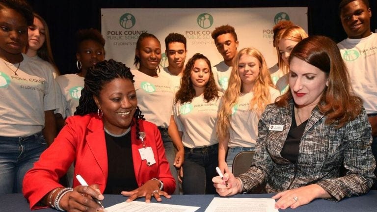 Polk State College and Polk County Public Schools launch program to create teacher pipeline ...