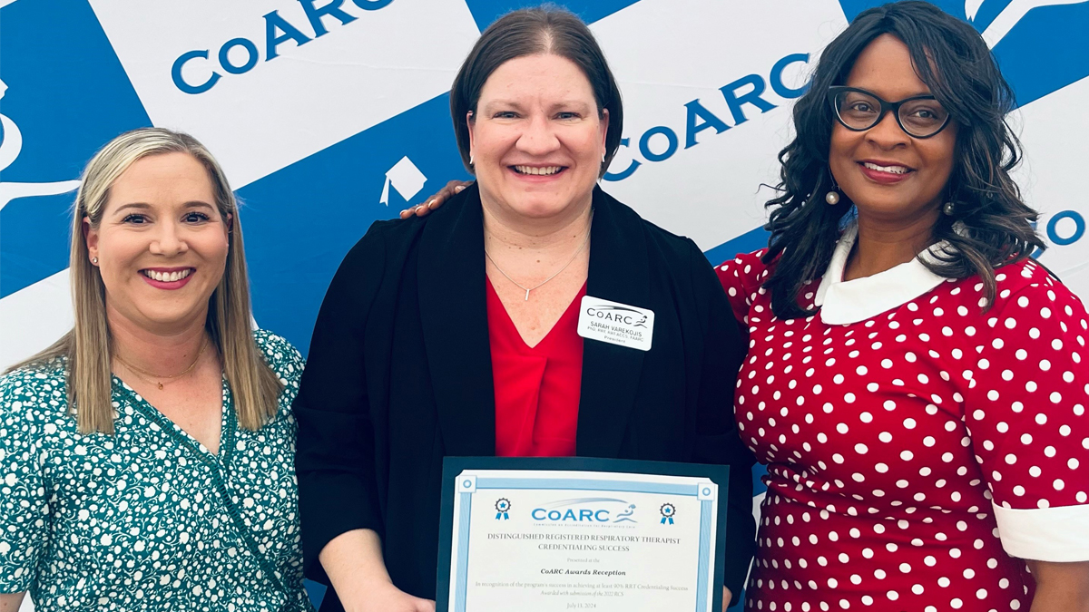 Polk State Respiratory Care celebrates decade of Distinguished ...