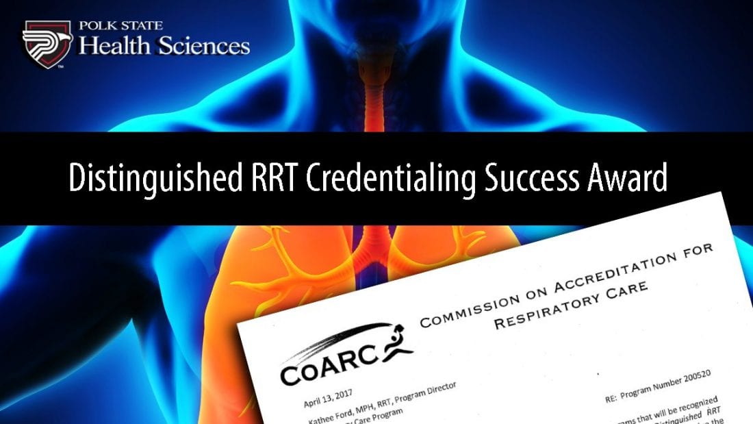 Respiratory Care Program receives Distinguished RRT Credentialing ...