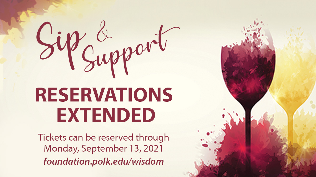 Sip & Support tickets benefitting Polk State student scholarships ...