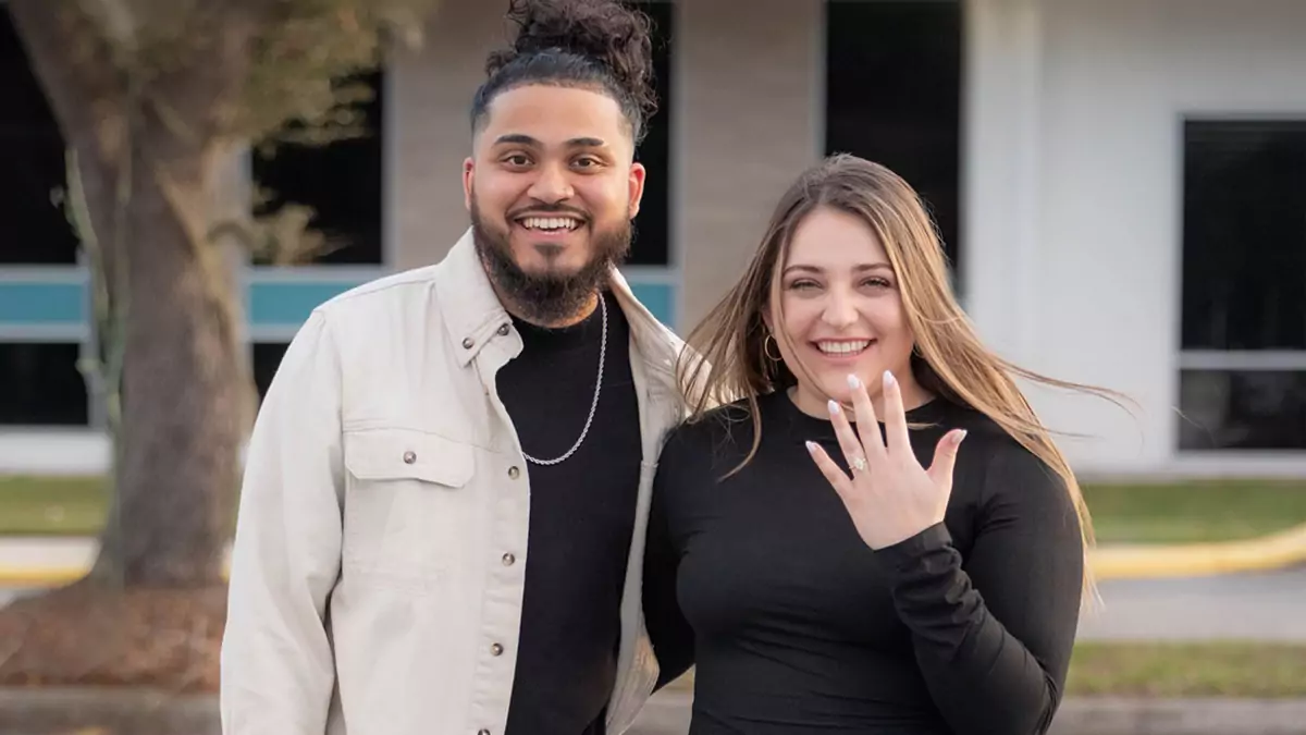 From classmates to soulmates: Couple gets engaged at exact coordinates ...